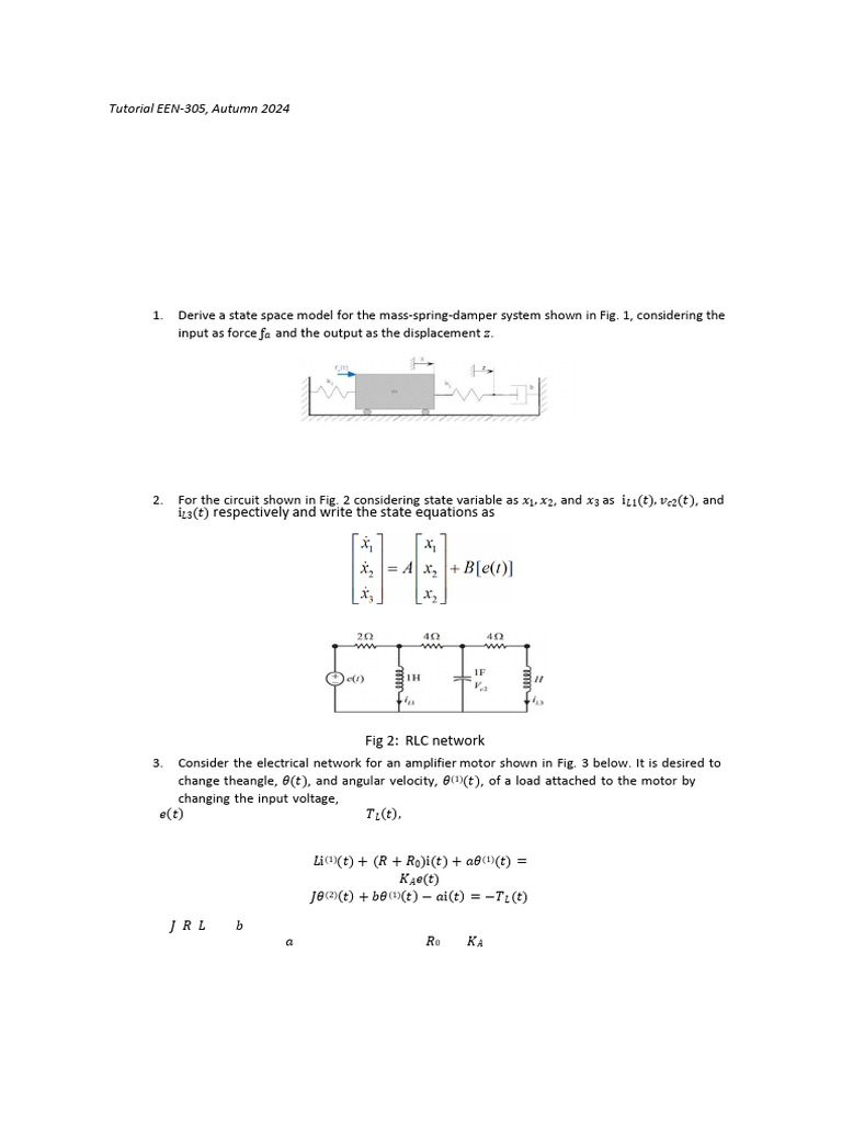 TEEN305_TUT1-2024 | PDF