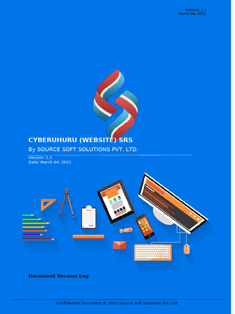 Cyberuhuru Website Srs v1.1 Rnrhdh5 | PDF | Login | Password