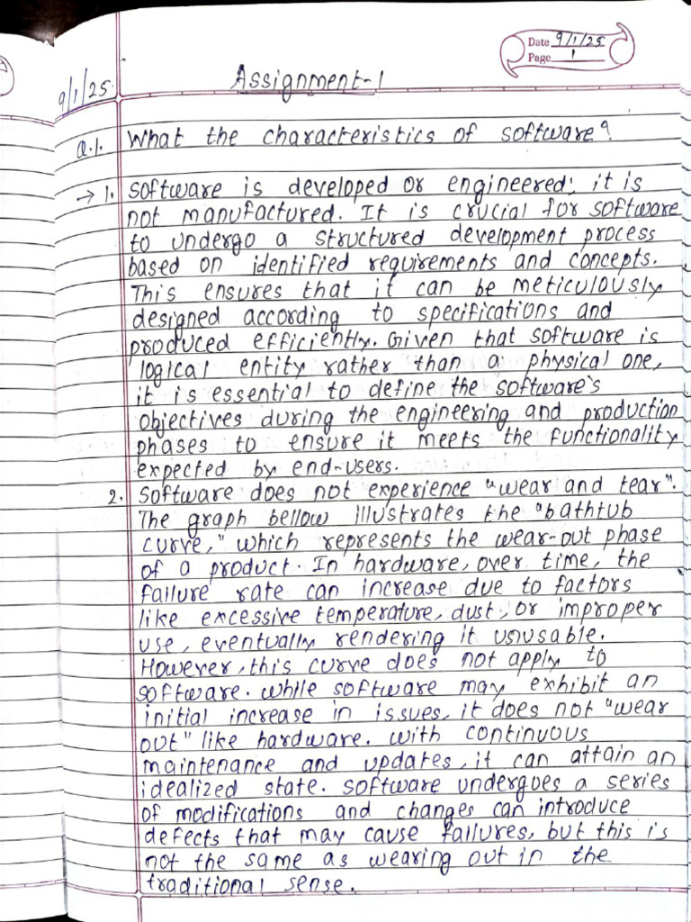 SE ASSIGNMENT 1 and 2 | PDF
