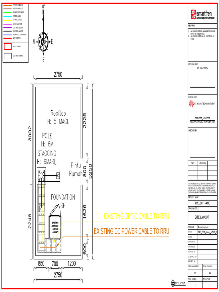 DRAWING SBY - 1513 - Survey - MOCN - 1 | PDF | Cable Television | Electronics