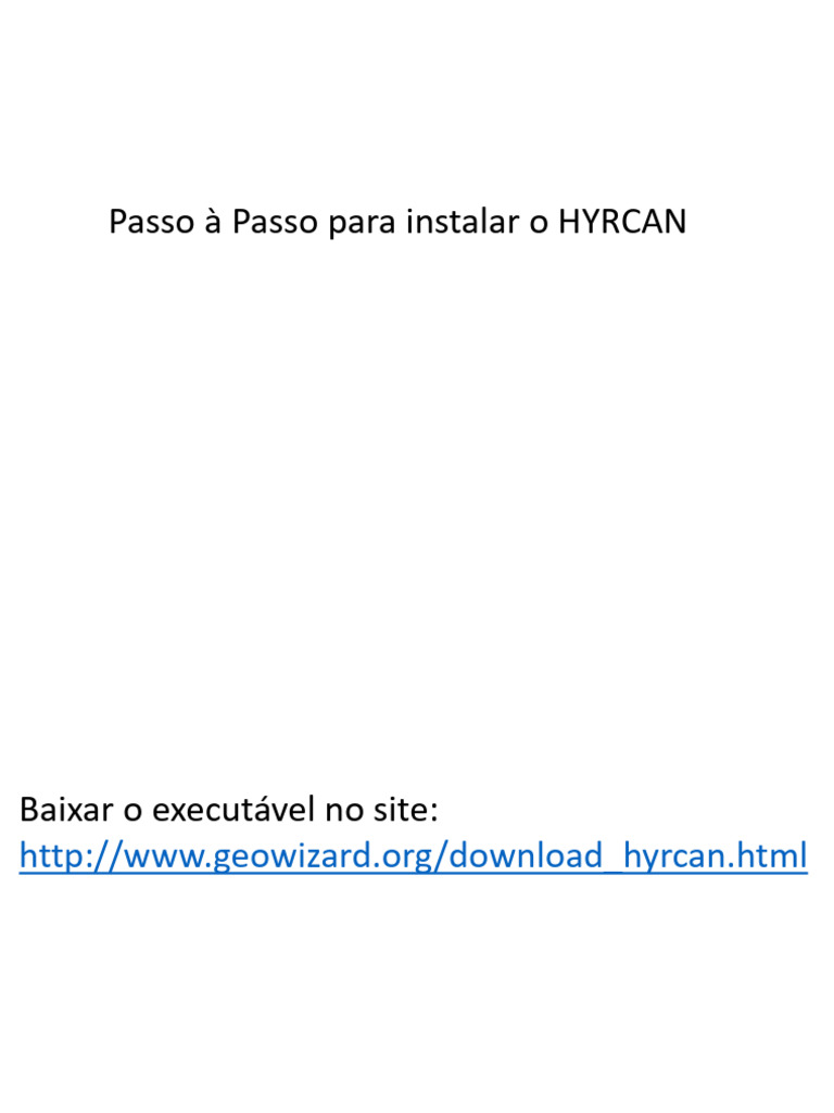 Guia de Instalação do HYRCAN | PDF