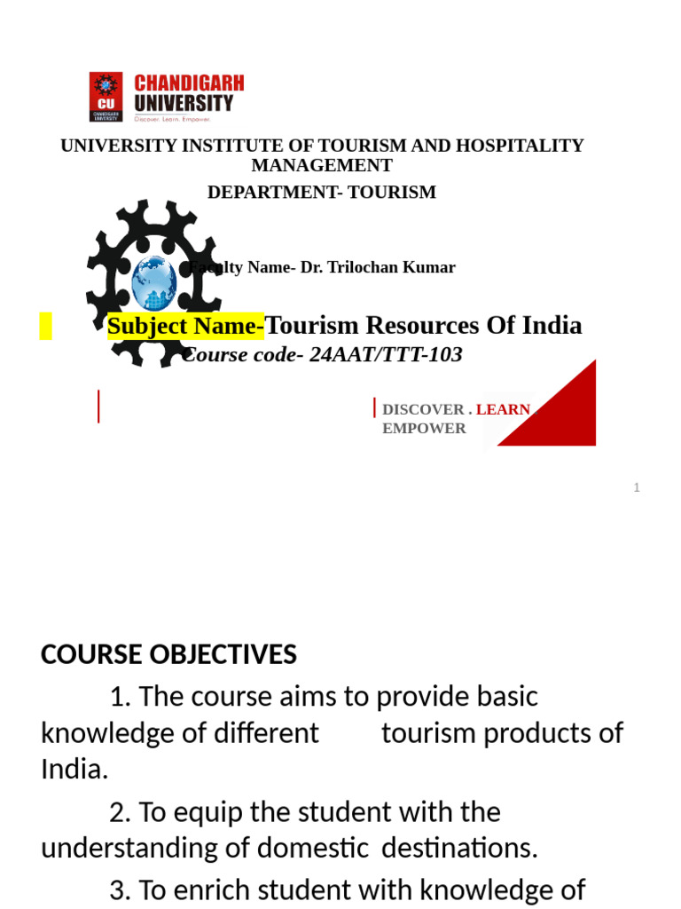 Classification of Tourism Product | PDF | Tourism