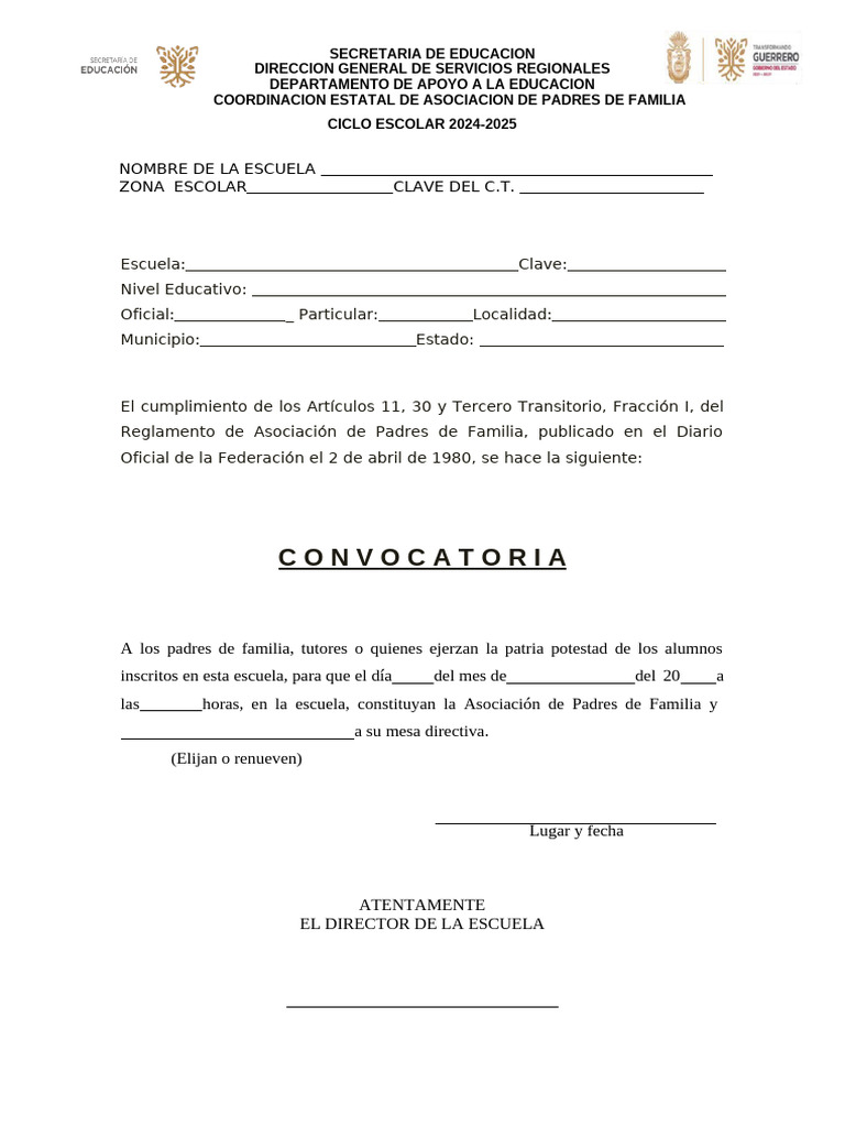 Convocatoria APF | PDF