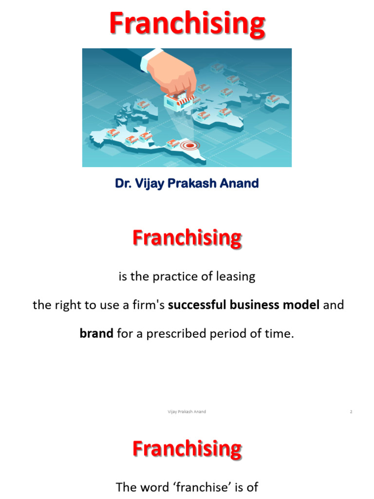 8 PPT Franchising | PDF | Franchising | License