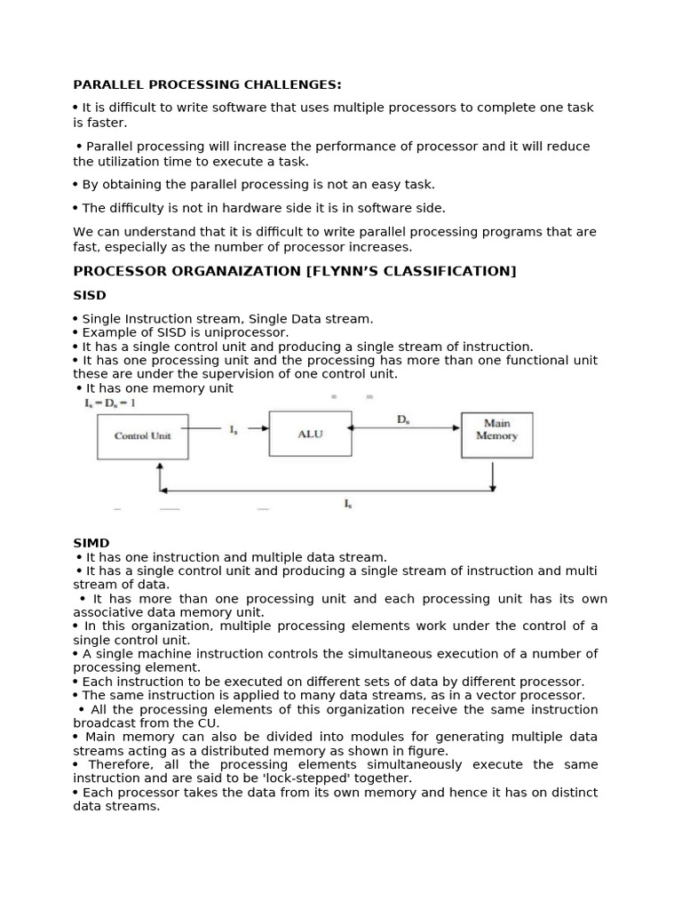 Parallel Processing Challenges | PDF | Parallel Computing | Central Processing Unit