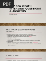 UiPath Final Certification Exam PDF | PDF | Parameter (Computer Programming) | Database Index