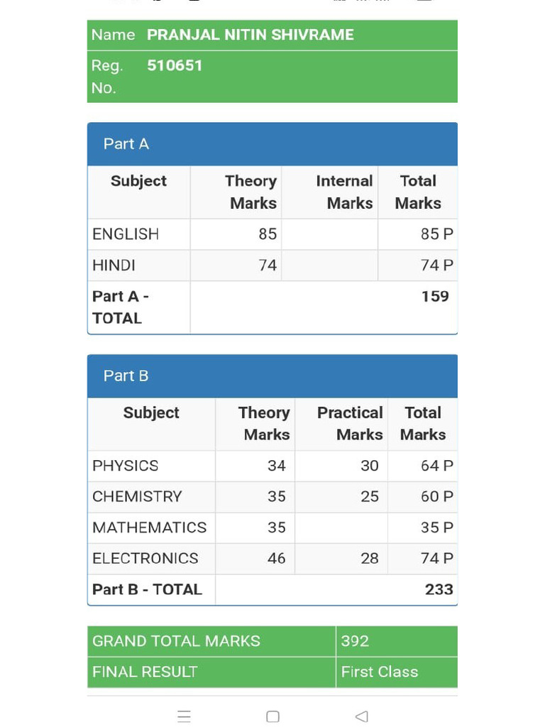 Marksheet_screenshot | PDF