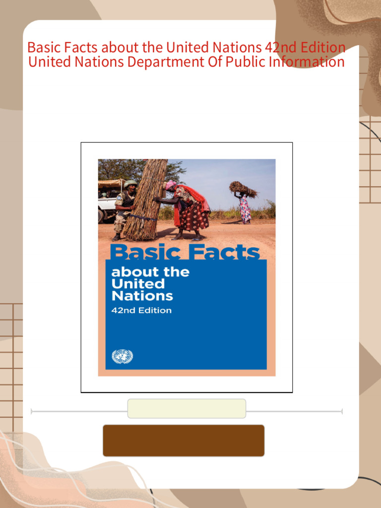 Basic Facts about the United Nations 42nd Edition United Nations ...