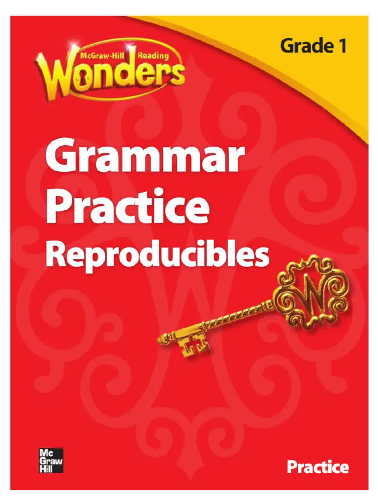 Wonders Grade 1 Grammar Workbook | PDF