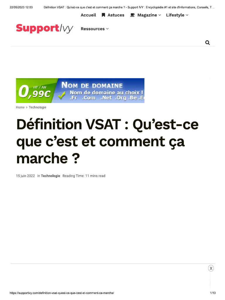 Vsat | PDF