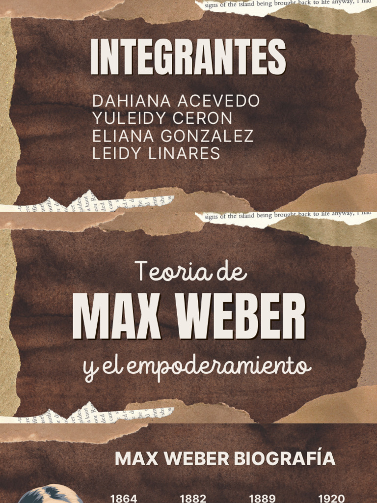 Max Weber: Teoría del Empoderamiento | PDF | Max Weber | Burocracia
