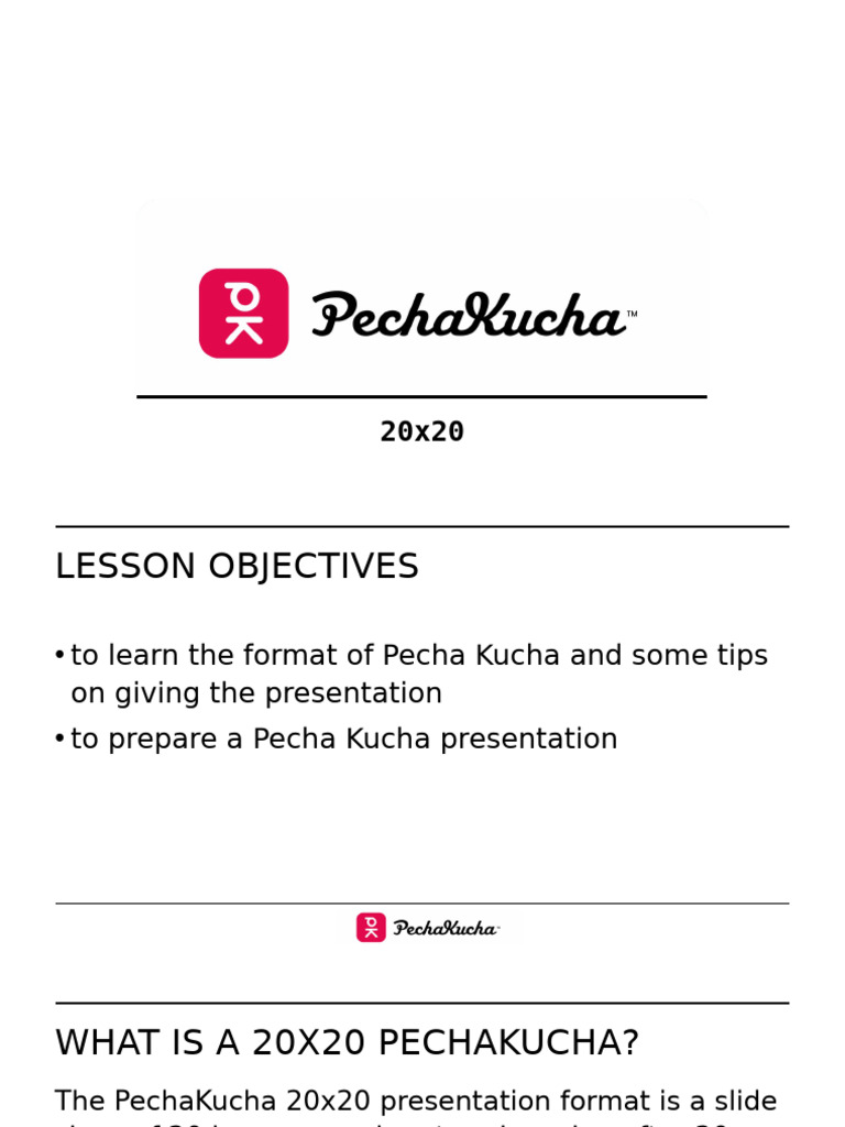 Week 7 - PPT 1-2 On Pecha Kucha | PDF