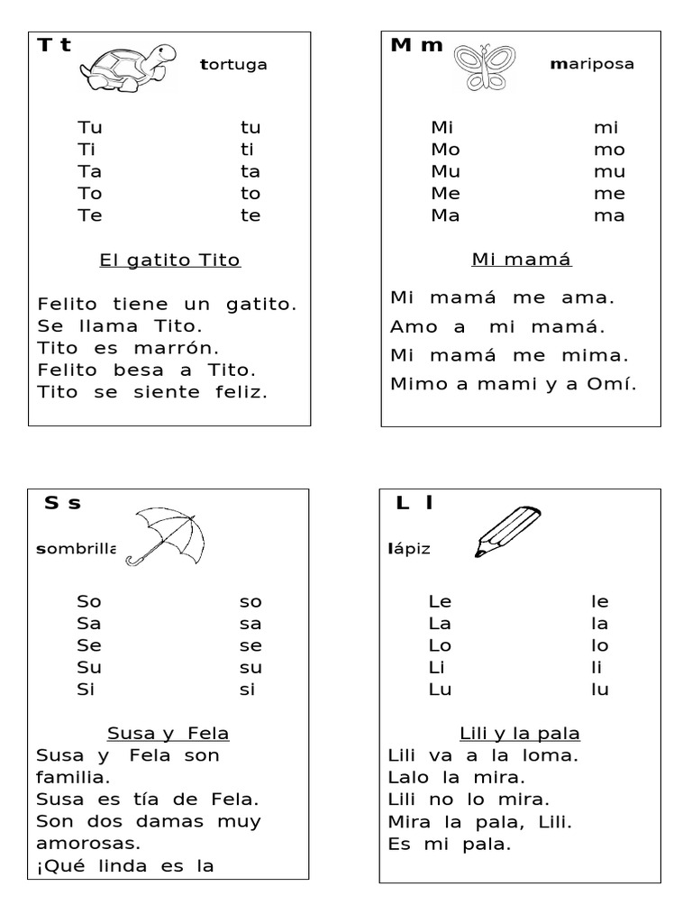 Cartilla Fonetica para Leer de Primero - Viajera | PDF | Aprendizaje ...