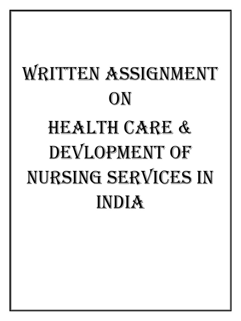 First Page Assignment | PDF