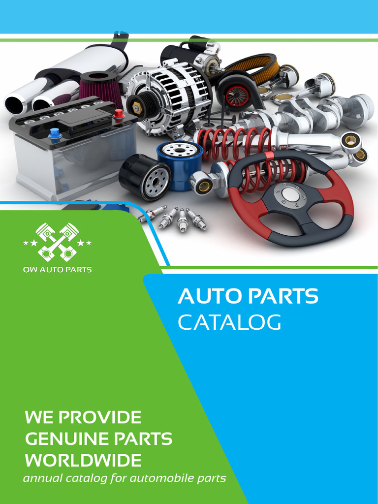 Auto Parts Catalog Brochure Template Vol3 | PDF