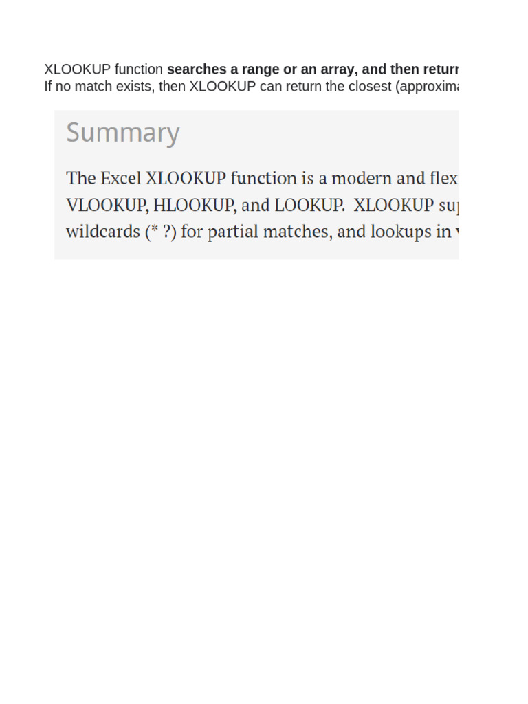 05_XLookup | PDF | Information Retrieval | Algorithms And Data Structures