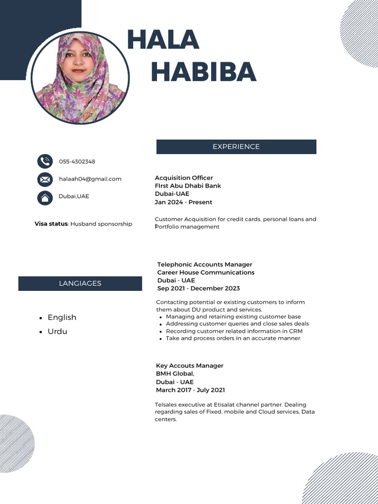 CV Hala - Banking | PDF