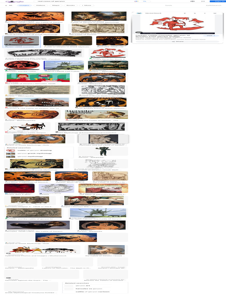 Red Cows of Geryon - Google Search | PDF | Greek Mythology | Folklore