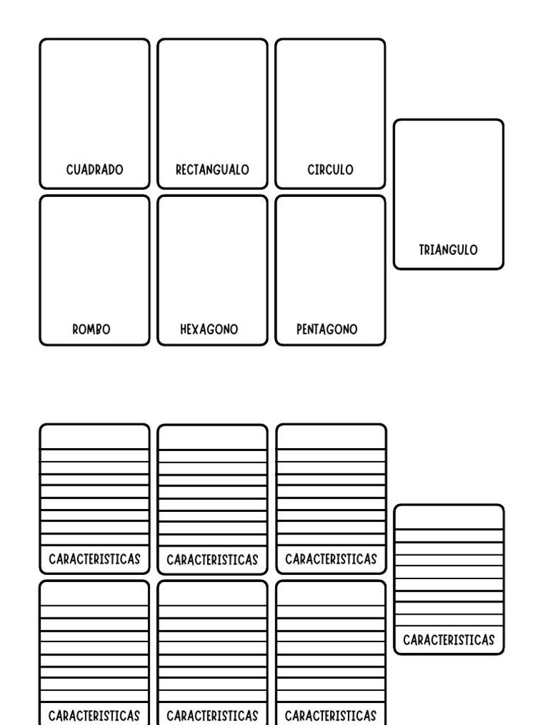 Memórame de Figuras Geométricas | PDF