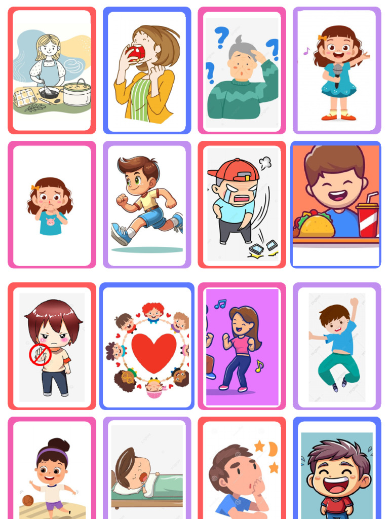 Brillante Colorido Comida Tarjeta | PDF