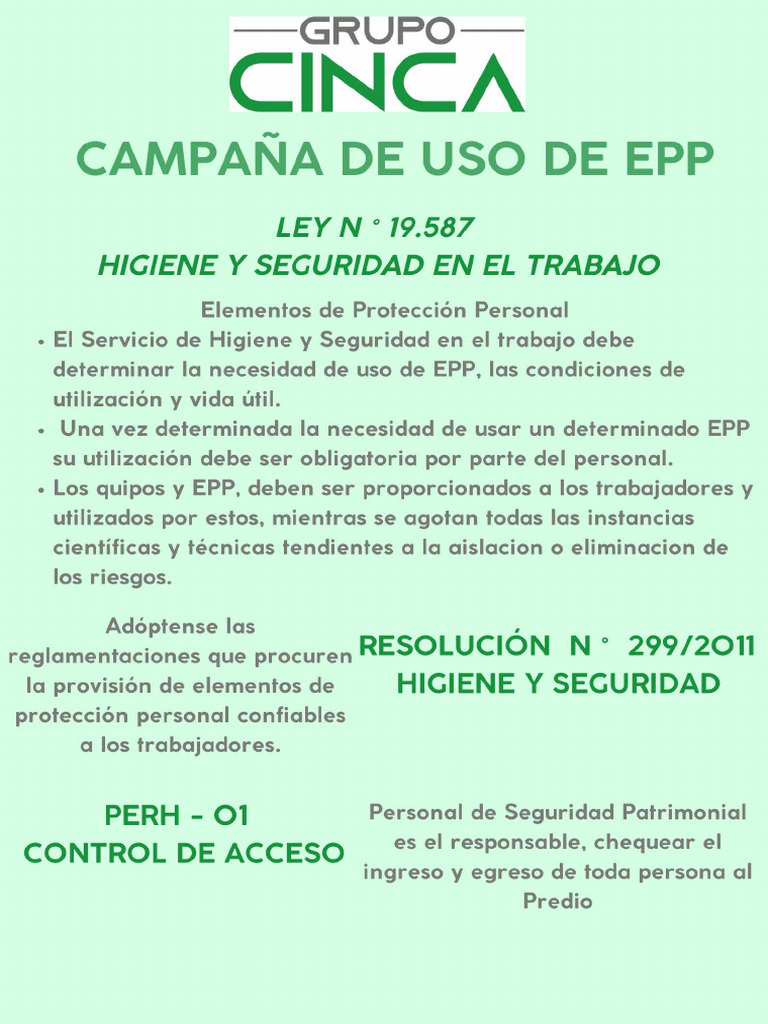 Uso de Epp | PDF