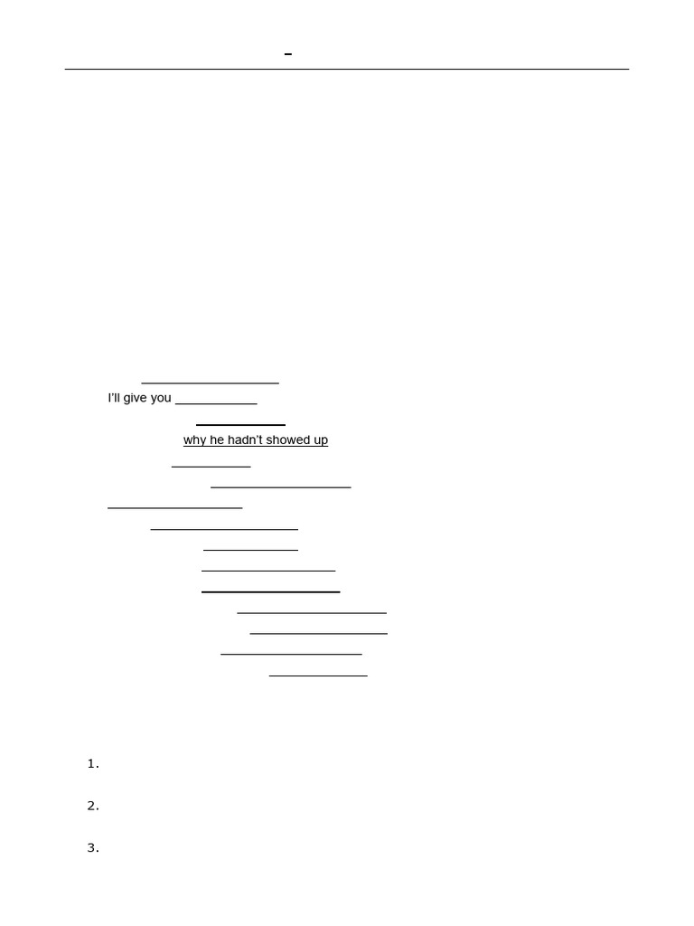 Grammar I Final Exam Answer Key | PDF | Word | Part Of Speech