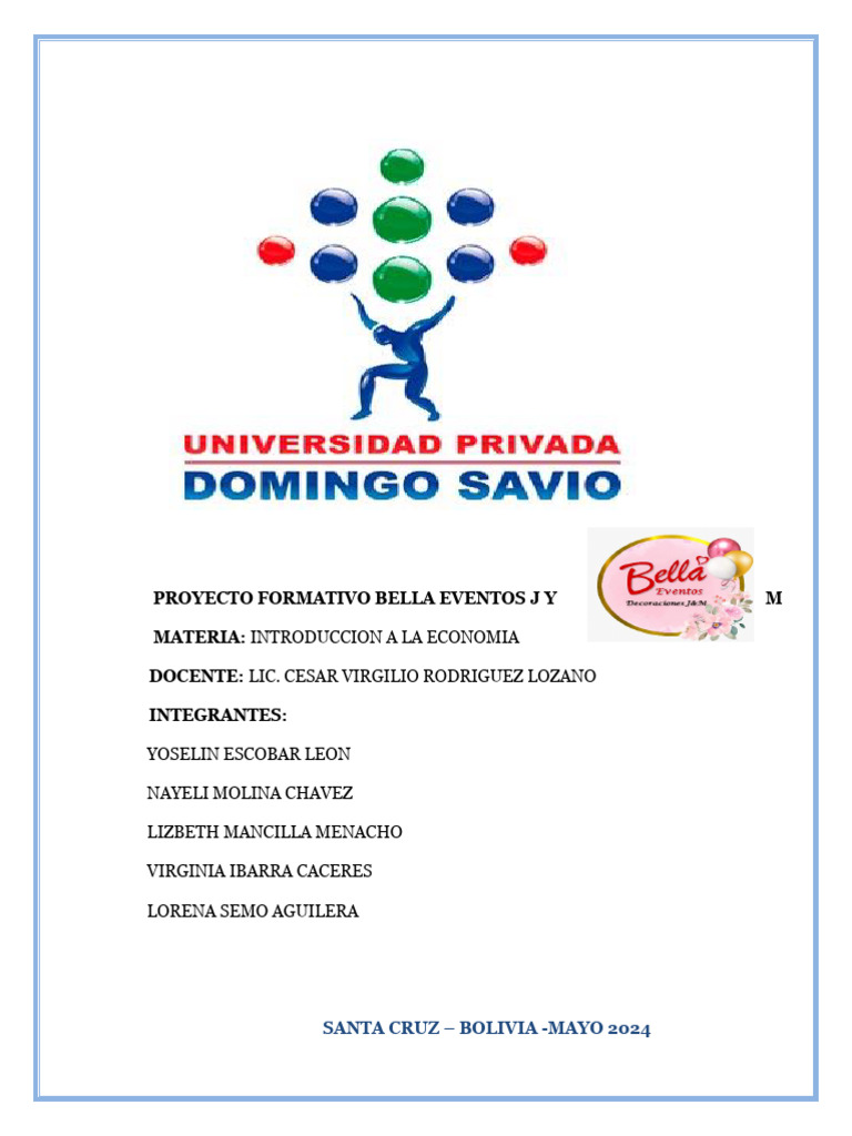 Marketing Digital para Bella Eventos J&M | PDF | Iniciativa empresarial ...