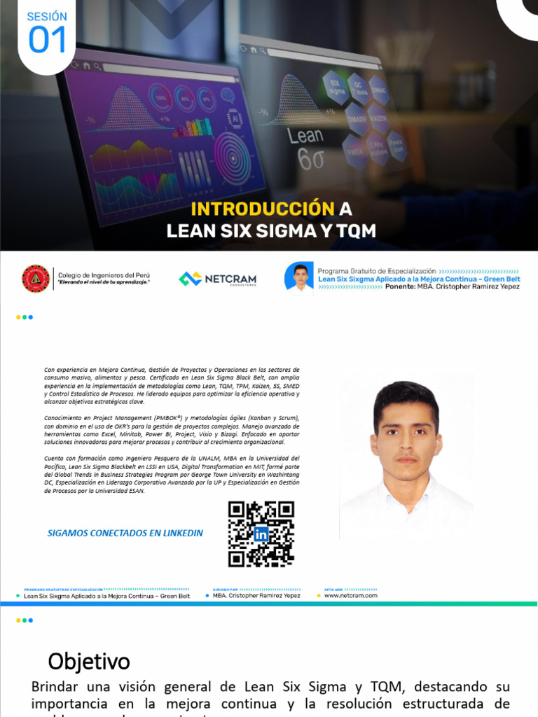 Sesión 01 - Lean Six Sigma Aplicado A La Mejora Continua - Green Belt | PDF | Lean Manufacturing ...