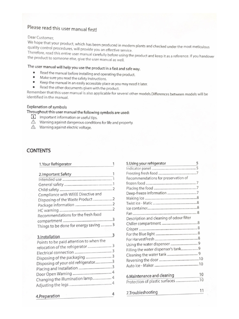 Please Read This User Manual First! | PDF