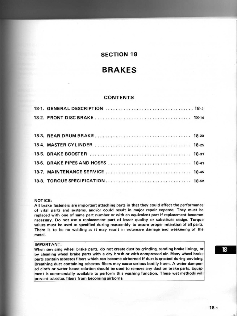 Carry Section 18 Frenos | PDF