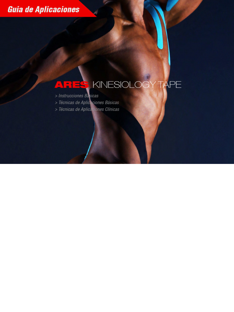 Kinesiology Tape Guía de Aplicaciones Ares | PDF | Codo | Hombro