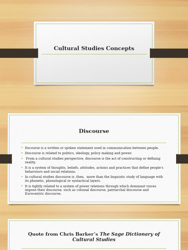 Key Concepts in Cultural Studies | PDF | Postcolonialism | Discourse