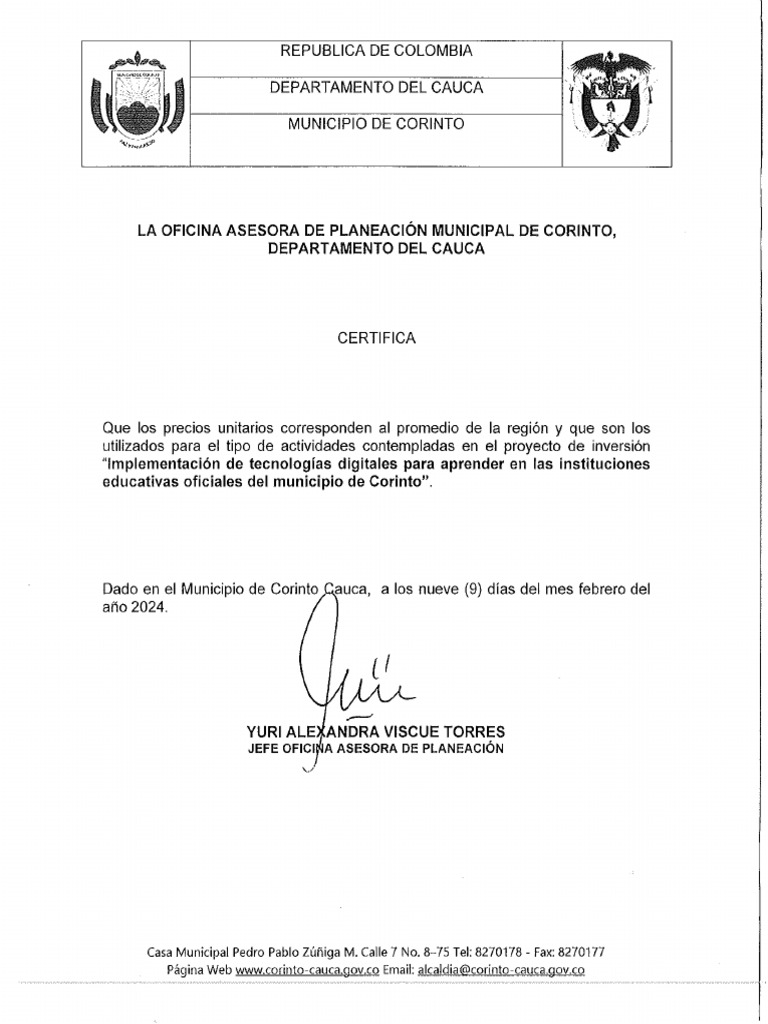 G302 Precios Promedio | PDF