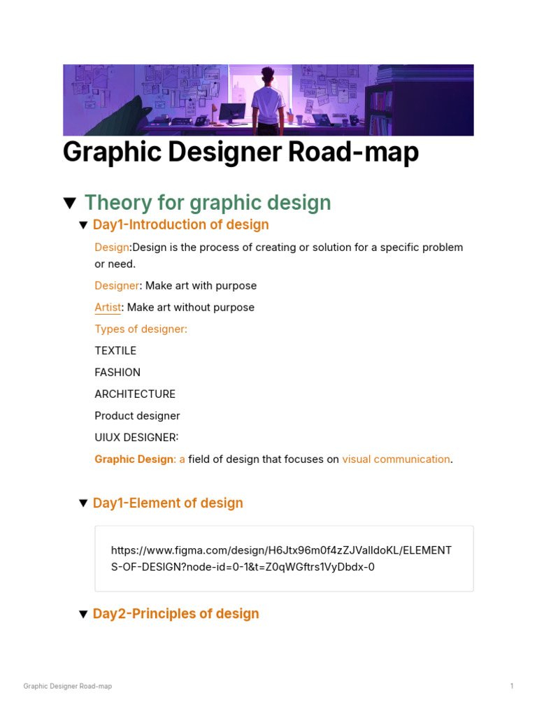 Graphic Designer Roadmap Overview | PDF | Graphic Design | Brand
