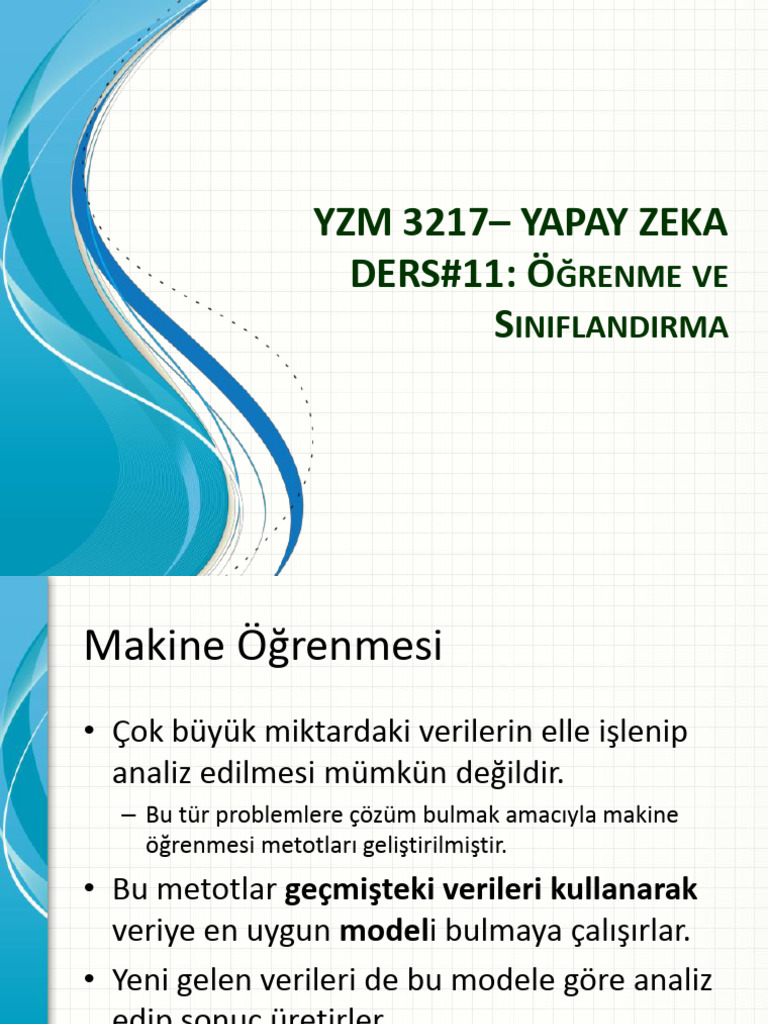 YZM3217 Lecture11 | PDF