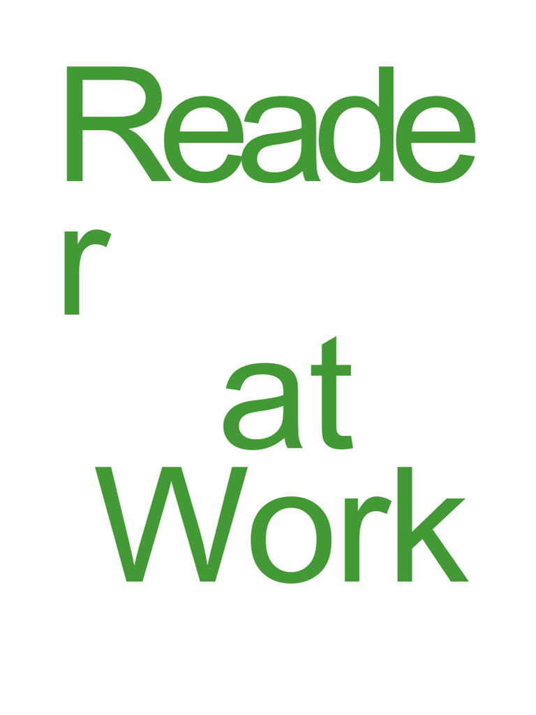 Reader at Work 2 | PDF | Atoms | Comet