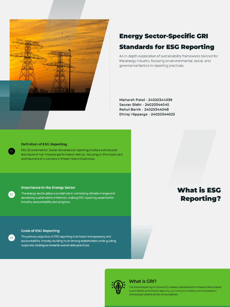 ESG PPT | PDF