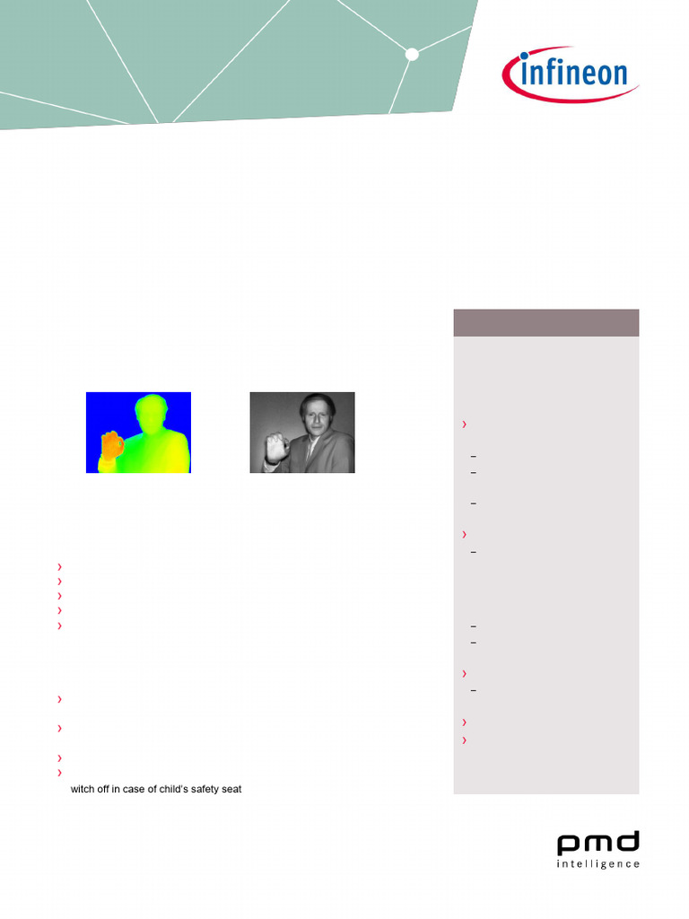 Infineon-3DI_ApplicationBrief_In-Cabin-AB-v01_00-EN | PDF | Imaging