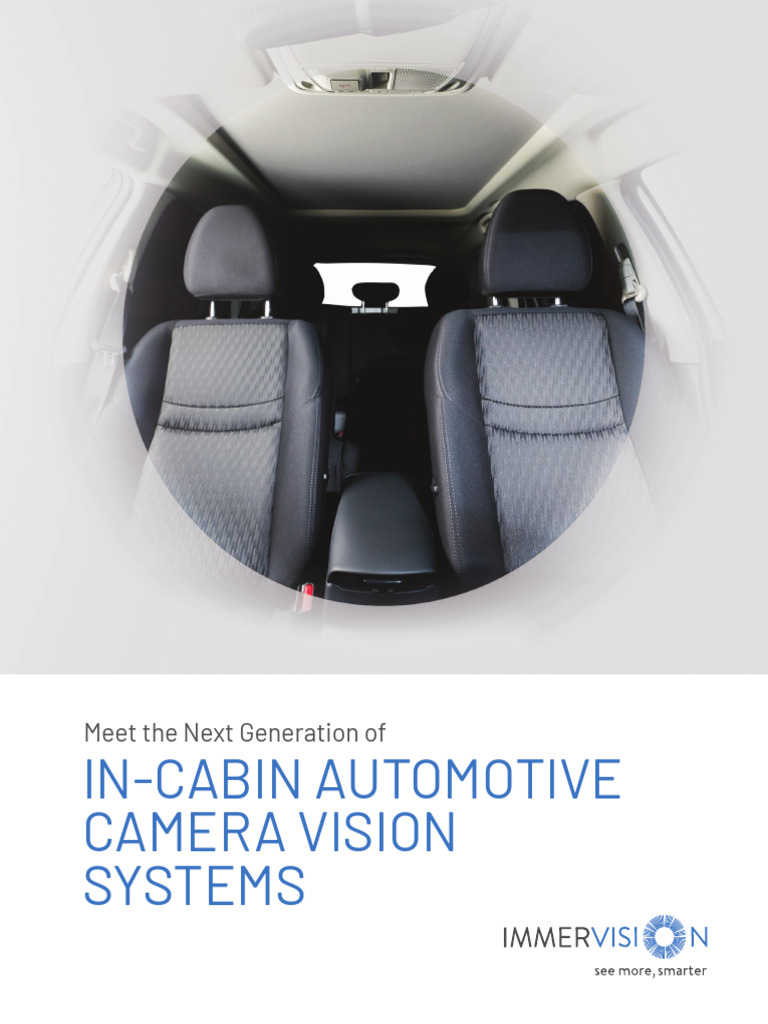 Immervision_InCabin_Solutions | PDF | Camera | Lidar