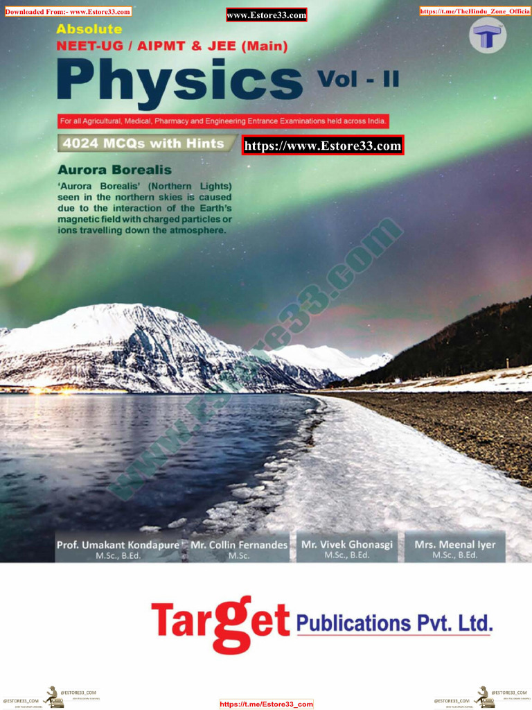 Target Physics Vol Ii - Neet Jee | PDF
