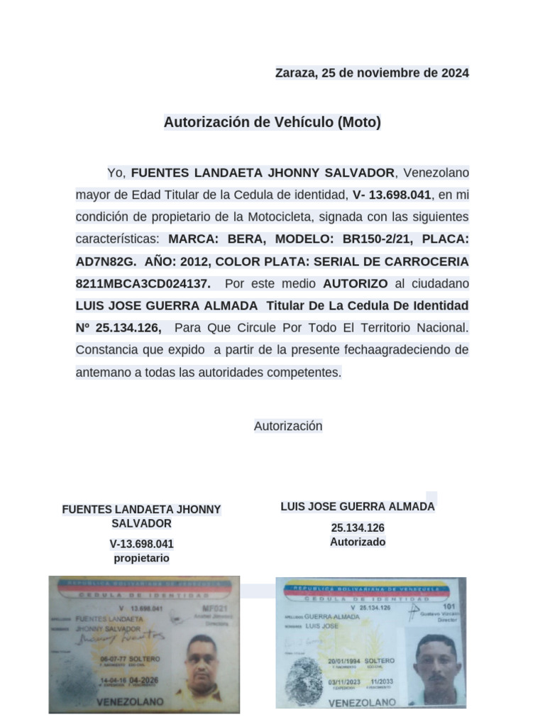 VEHICULO Versus MOYO | PDF