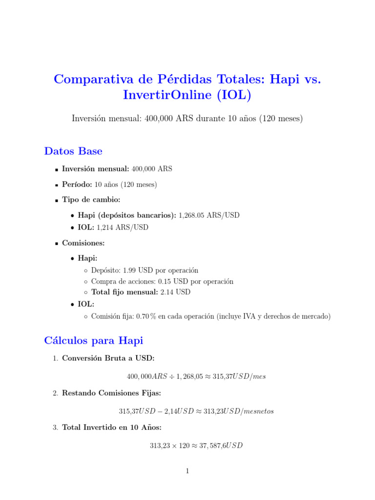 Hapi Vs Broker Argentino | PDF | Economias | Mercados financieros