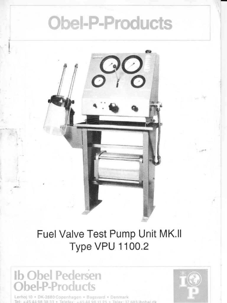 Fuel Vale Test Pump | PDF | Valve | Pump