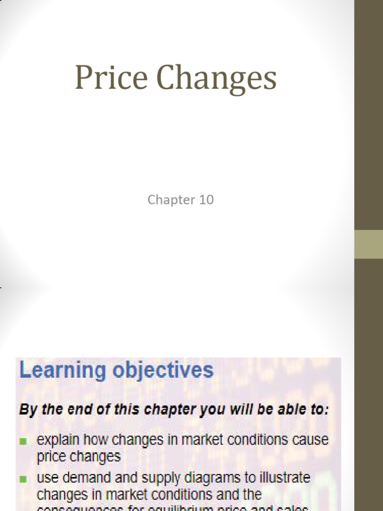 Chapter 10 (Price Changes) | PDF