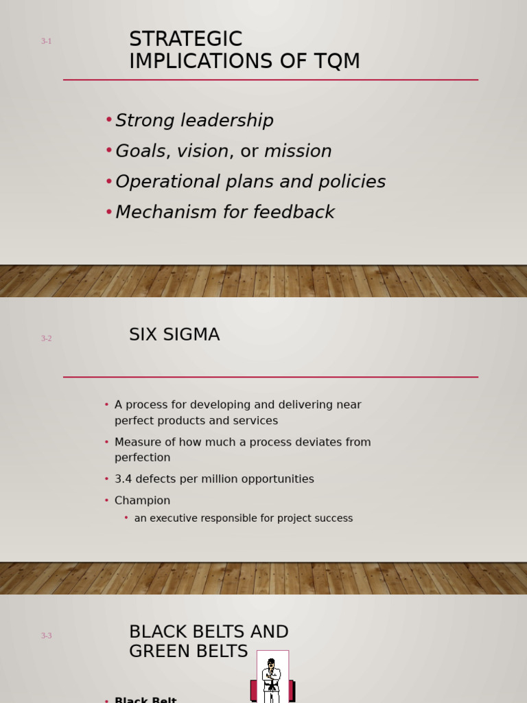 TQM and Six Sigma Strategies Explained | PDF | Six Sigma | Cost