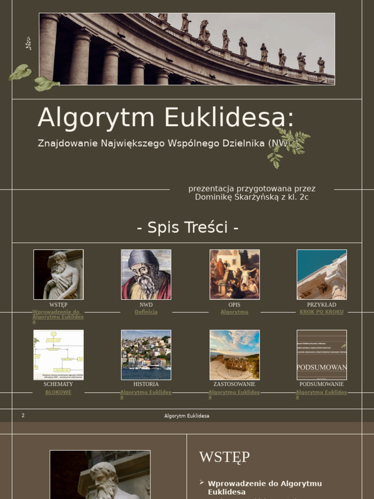 Algorytm Euklidesa | PDF