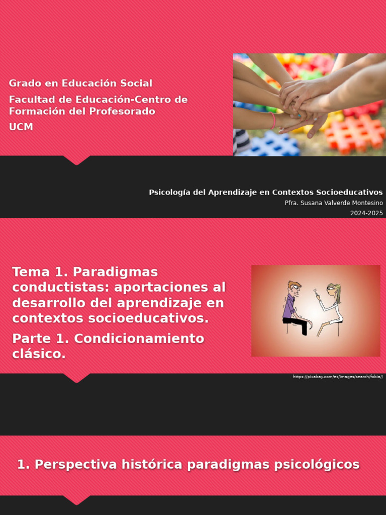 Tema 1 - Parte 1 - Pace 24 - 25 | PDF | Behaviorismo | Condicionamiento clásico