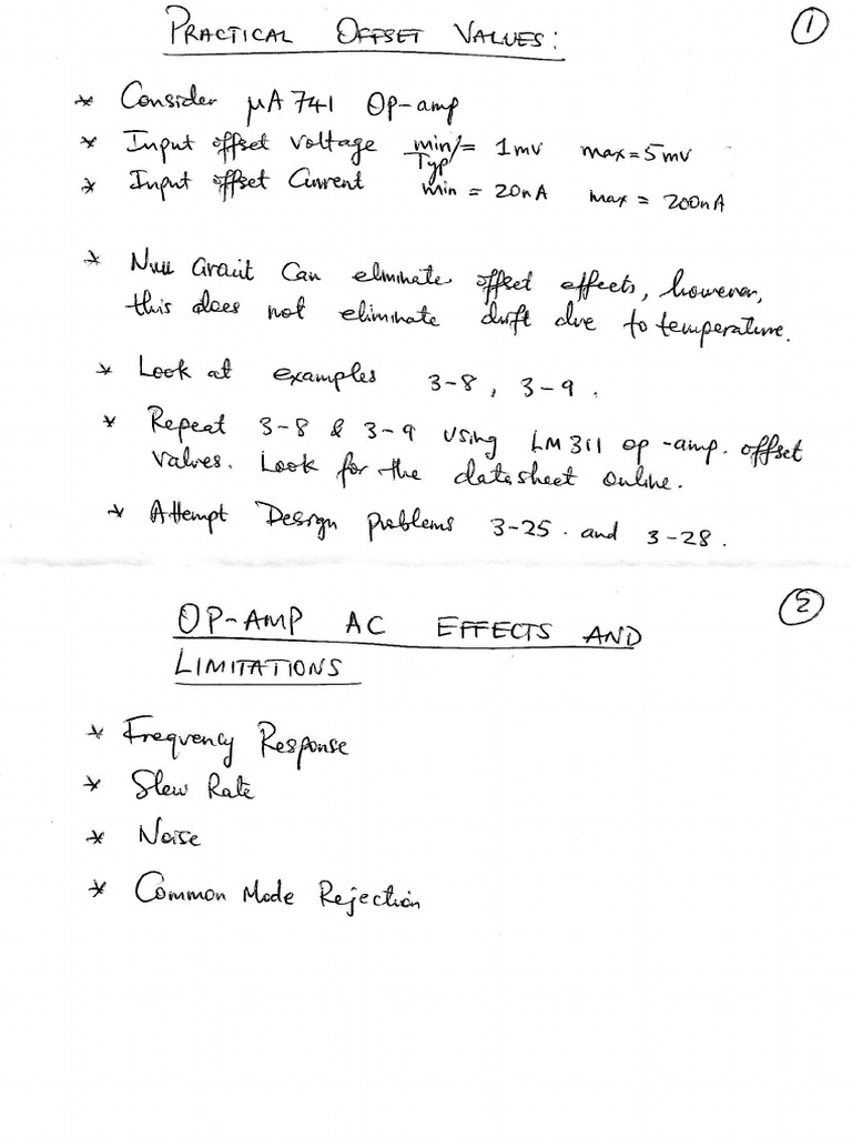 3 Op Amp AC Limitations by Mr. Sayyid | PDF