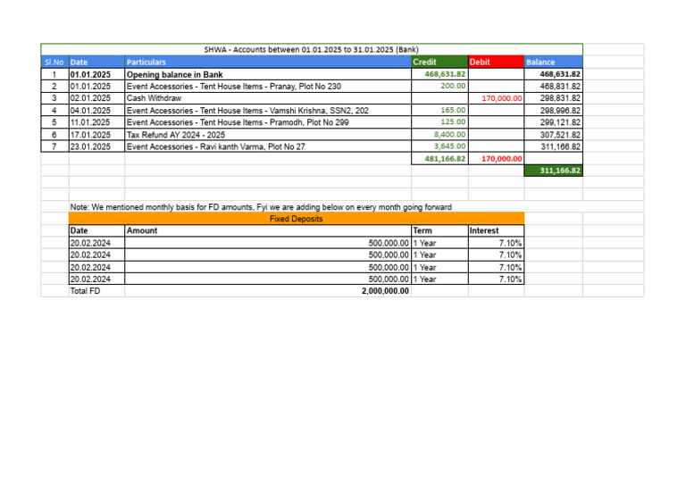 Jan 2025 Bank Stmt | PDF