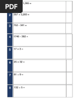 SATS - Key Stage 1 Arithmetic - Compact Version | PDF